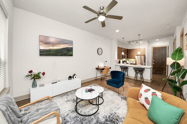 Luxe King 1bdr W/ Free Parking, Pool, Downtown Htx - Houston, TX