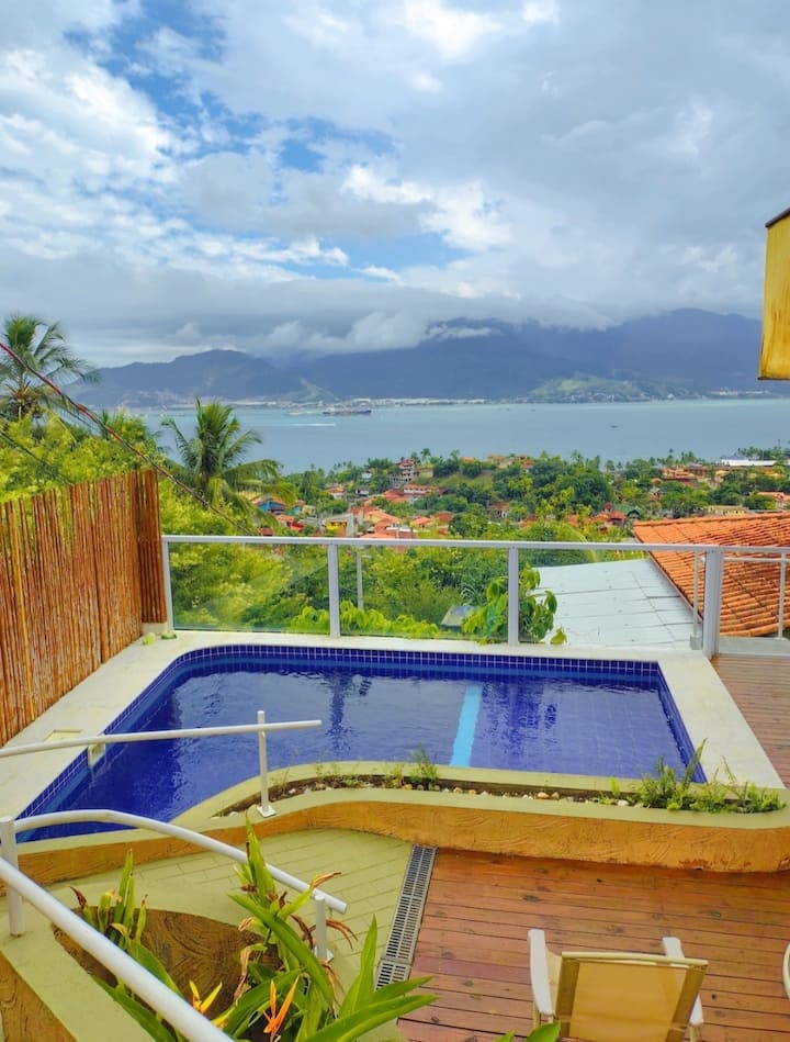 Casa Com Piscina Vista Incrível - Ilhabela