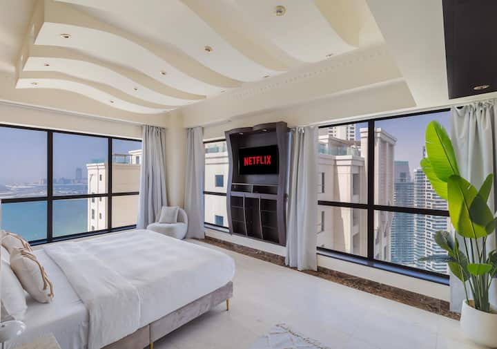2br Luxury Full Seaview Palm Marina View Dubai Jbr - Dubai Marina