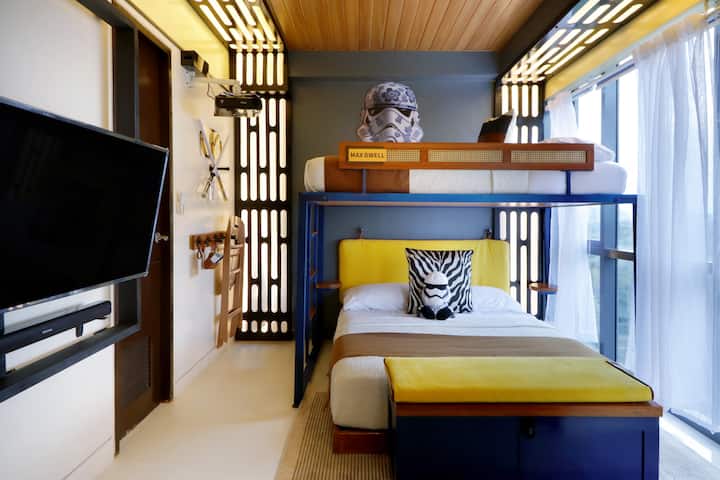 Starwars Retreat | Gaming & 84" Movie + Near Mall - Taguig