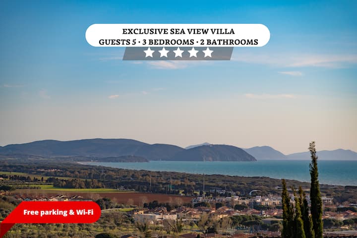 [Meravigliosa Vista Mare] Villa Con Terrazza, Wifi - San Vincenzo