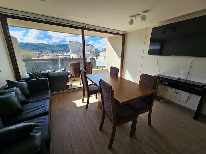 Downtown Temuco | Modern Apt Free P. Near Shopping - Temuco
