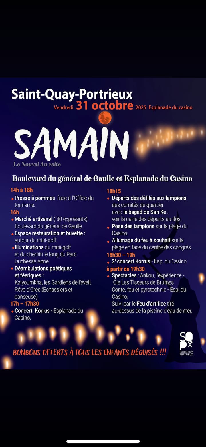 Venez Fêter Halloween En Famille / Plage à Pied - Saint-Quay-Portrieux