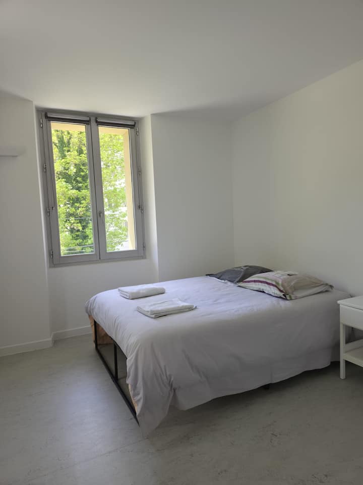 Chambre 4 (1 Ld) Au Toit Vert : Maison Partagée - Moutiers