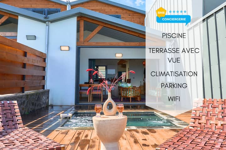 Villa Zarlor - Piscine & Vue Panoramique - La Réunion