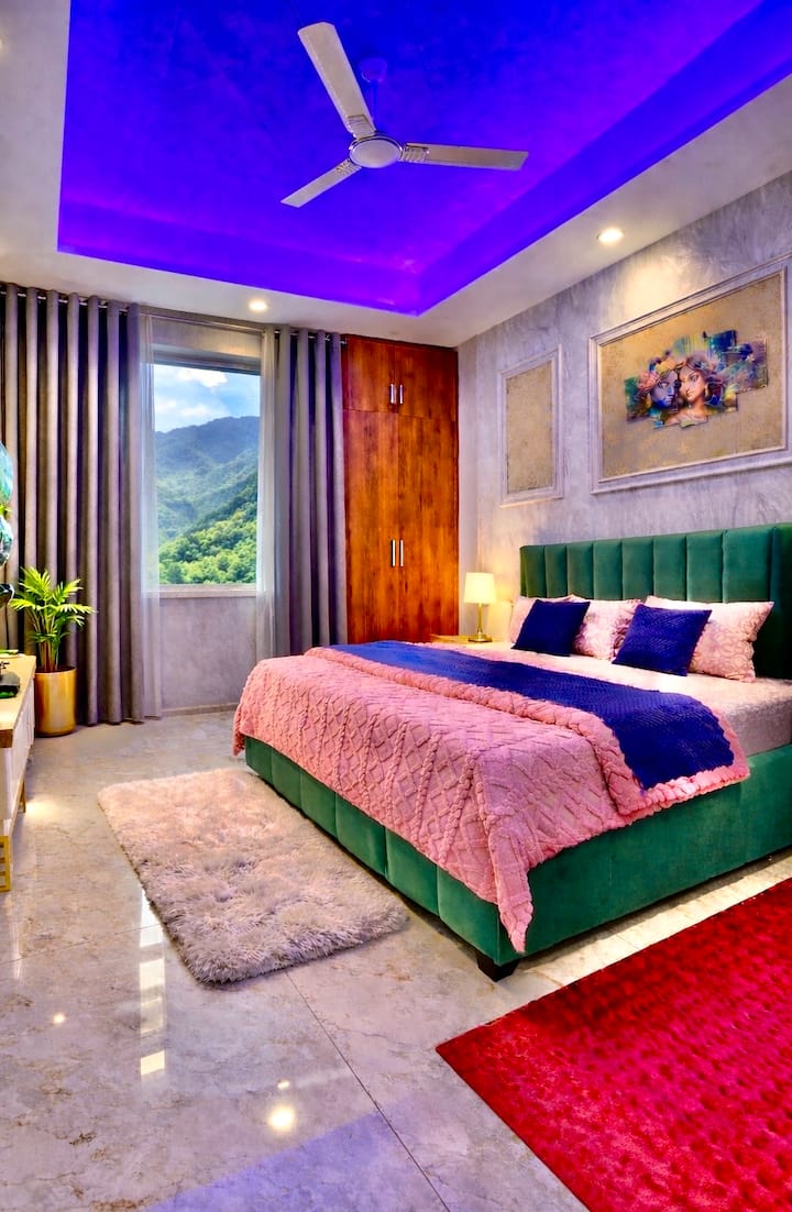 Sukoon Retreat 1bhk Luxury Mountain View Parking - Rishikesh