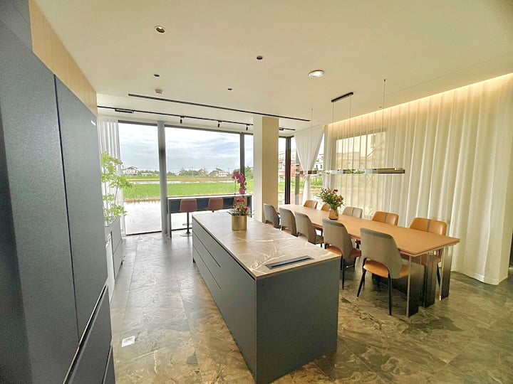 陌隱~5+1房22人/150寸唱歌/電麻桌/飛鏢機/switch/完整廚房設備/烤肉 - 羅東