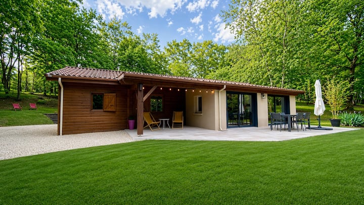 Chalet Cosy Nature Avec Spa - Bordeaux/toulouse - France