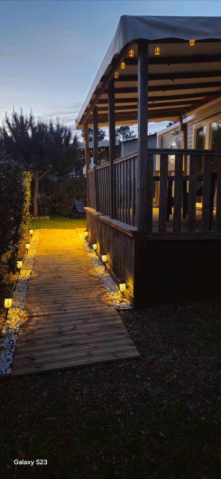 Mobil-home 6/8 Pers Camping 4* Viviers Cap Ferret - Bassin d'Arcachon