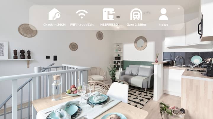 Charmant Sous-plex 2min De Lille - Salle De Sport - Ronchin