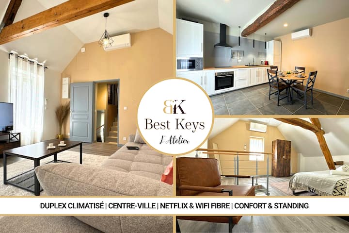 L’atelier – Duplex Premium • Clim & Netflix - Sens