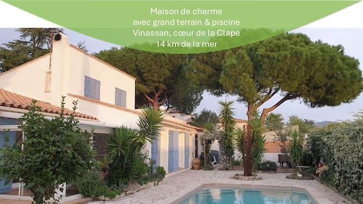 Cazale De Counill
6 Chambres & Piscine
Mer & Clape - Narbonne