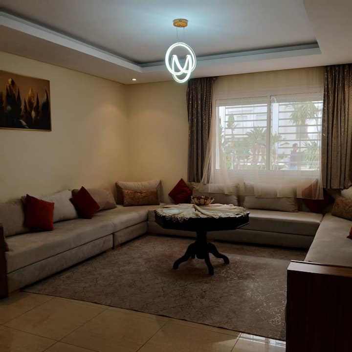 Appartement  Luxe Spacieux F3  Vue Piscine Parking - Agadir