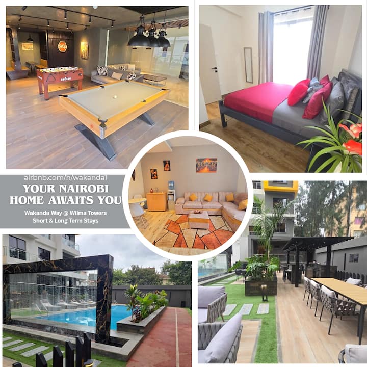 1 Br Condo @ Wilma Towers Kilimani Short/long Stay - Kenia