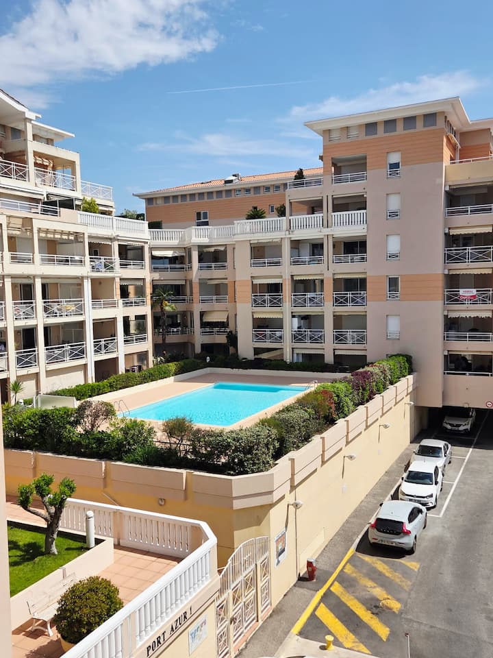 2 Pièces, Résidence Piscine, Proche Plage - Vallauris