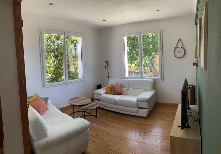 Maison Avec Très Belle Terrasse Couverte - 4 Pers - Salies-de-Béarn