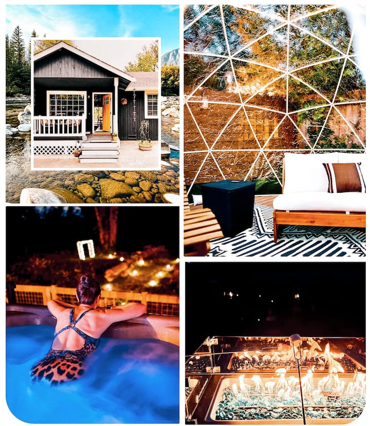 Riverside Hot Tub Retreat • Fencedyard • Ski Base - Gold Bar, WA