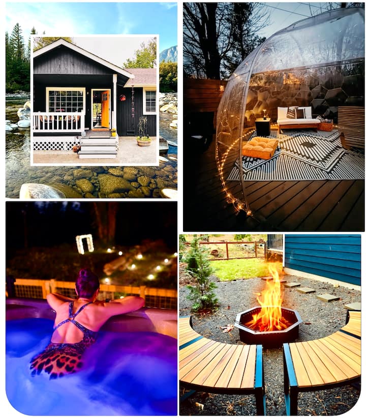 Pnw Riverfront • Hot Tub + Fenced Yard + Ski Base - Gold Bar, WA