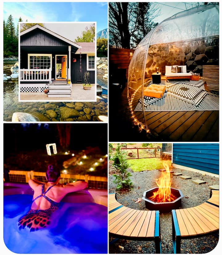 Pnw Riverfront • Hot Tub + Fenced Yard + Ski Base - Gold Bar, WA
