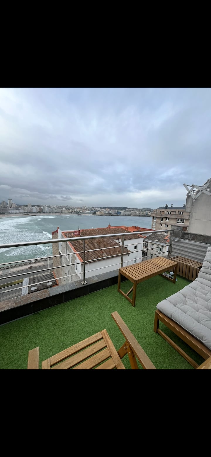 ÁTico A Un Paso De La Playa - A Coruña