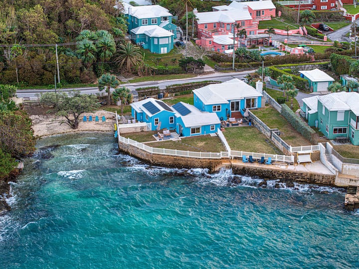 Luxury 2 Bed - Private Beach, Dock, Bbq, Kayaks - Bermuda