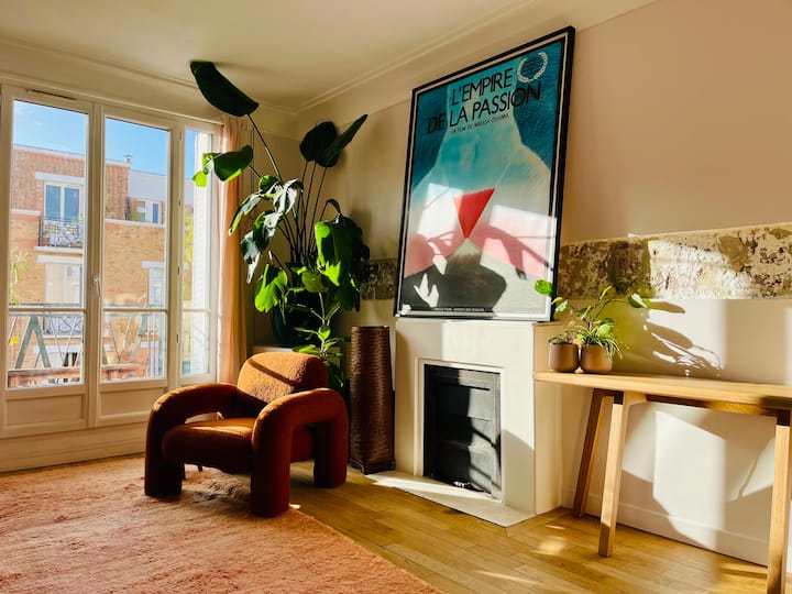 Clair, Calme, Végétal & Accès Paris Ultra Facile - Clichy