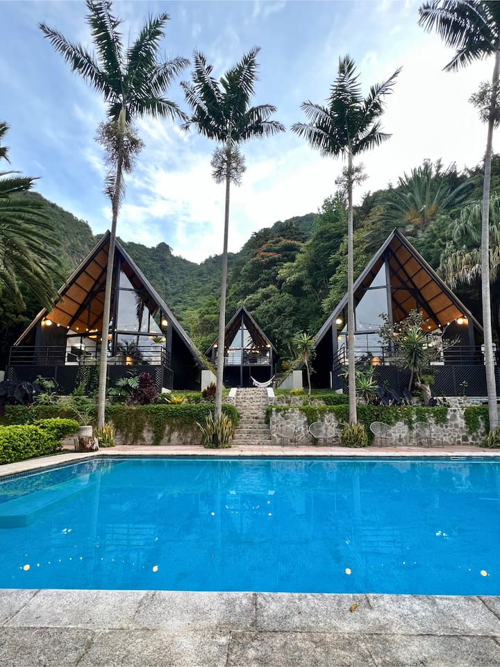 Vistalago:
Cabaña Tolimán - Guatemala