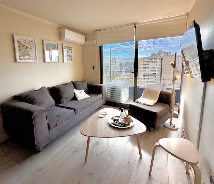 Barrio Italia Cómodo Para 4. Estaciona Gratis - Santiago, Chile