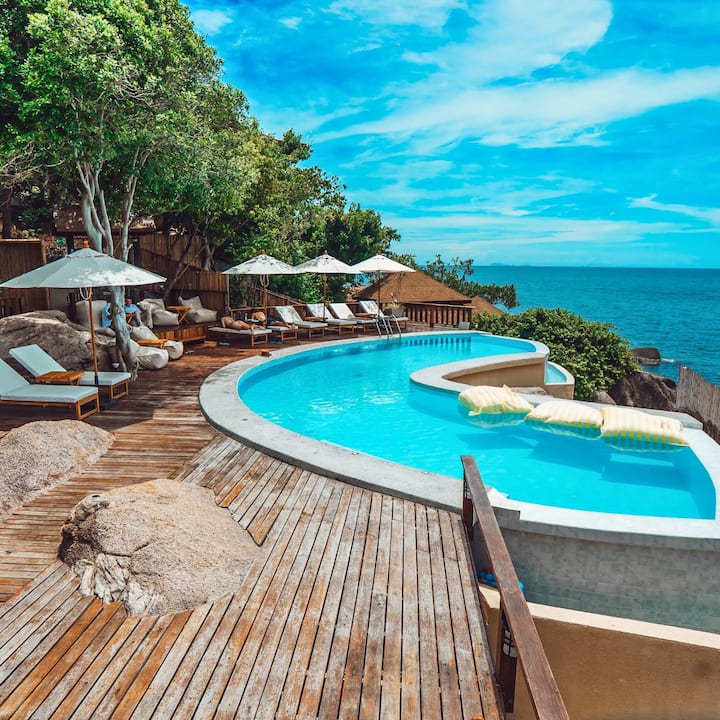 Koh Tao Dsbn Dlx Poolside Seaview W/yummy Bfast 1 - Ko Tao