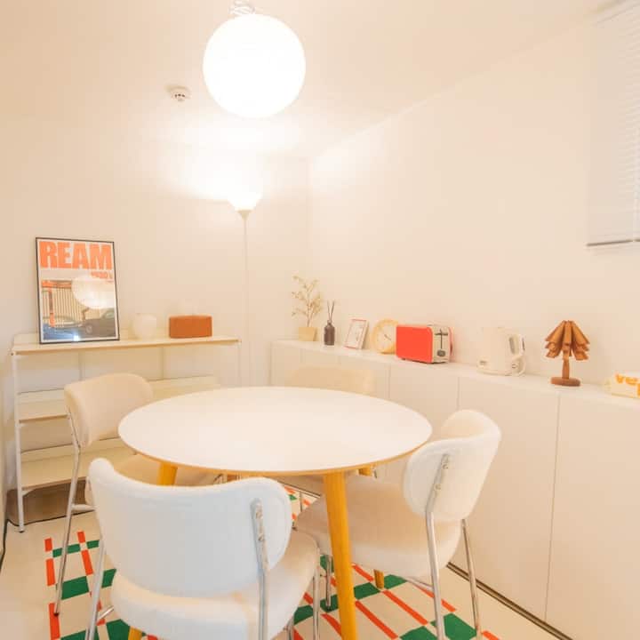 이태원역 도보3분 단독사용 방3개#초역세권#호텔침구#지상층 - South Korea