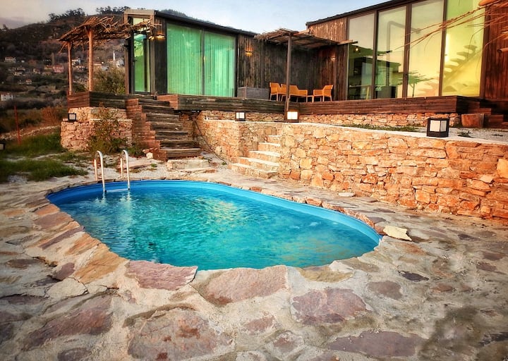 Spring Escape | Private Pool Villa & Sunset Views - Ören