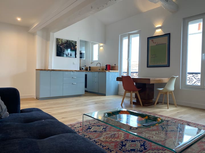 ÉLégant Duplex Parisien-lumière,  Bastille/marais - París