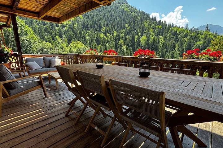 "Le Refuge" Vue Panoramique · Dépaysement Total - Le Grand-Bornand