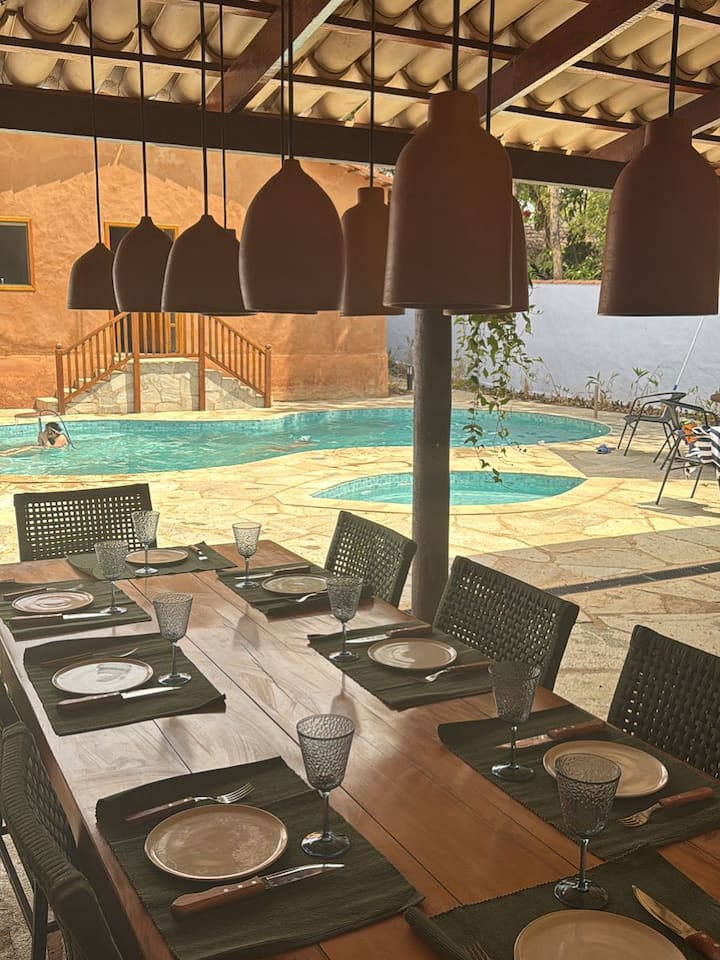 Casa João De Barro/piscina + Churrasqueira + Sauna - Pirenópolis