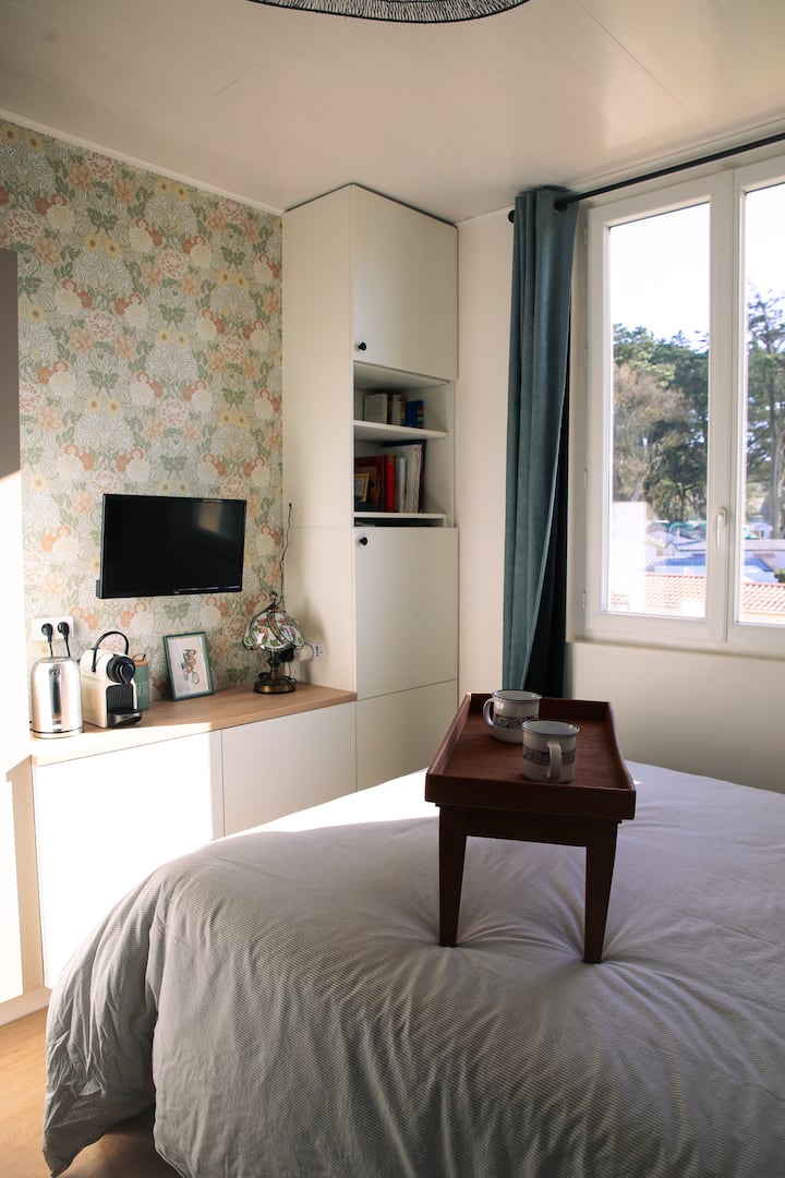 Studio 50m De La Plage, Vue Mer, Proche Commerces - Saint-Michel-Chef-Chef