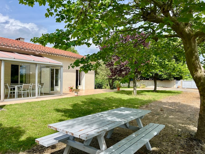 Villa Mar'joe - Spacieuse Et Climatisée, Jardin - Castelnaudary