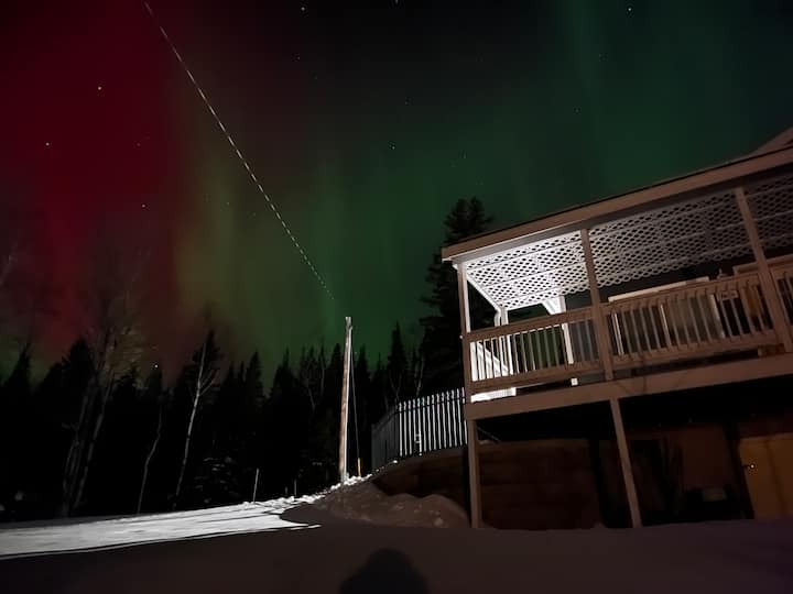 Birch-lake View Deck Full Kitchen Snowmobile Trail - Tettegouche State Park, Silver Bay