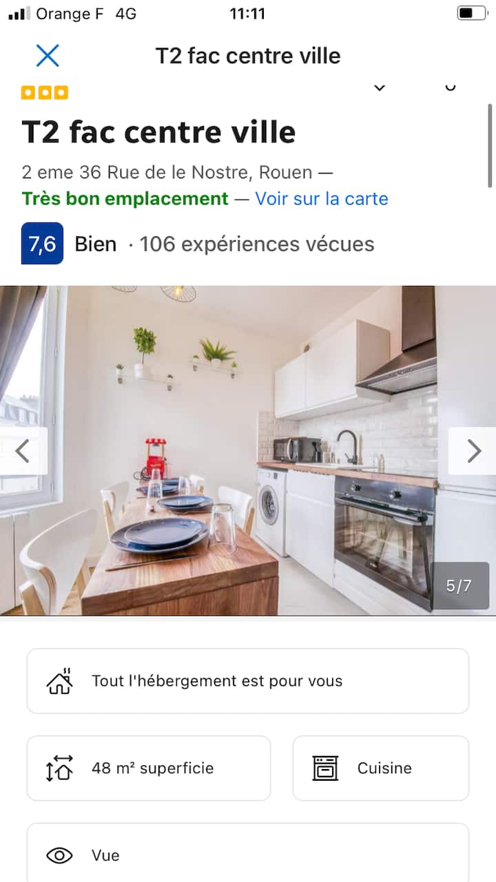 F2 Proche Commodité - Rouen