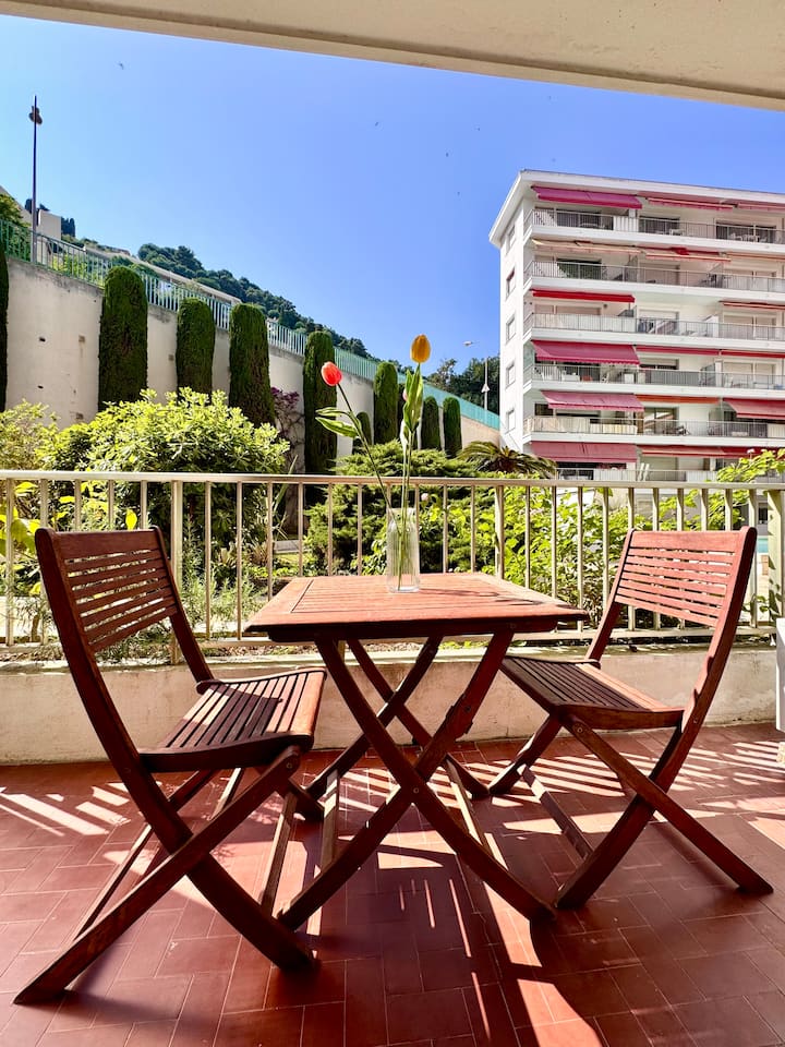 Beach 1 Min Walk • Balcony • A/c • Wi-fi - Menton
