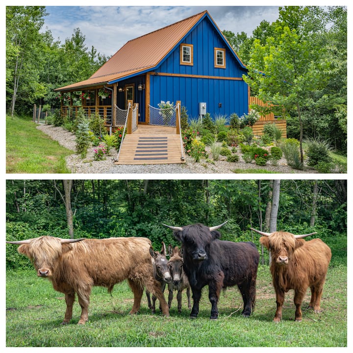 Luxury Lodge: Highland Cow Farm With Hiking Trails - Hocking Hills State Park, OH