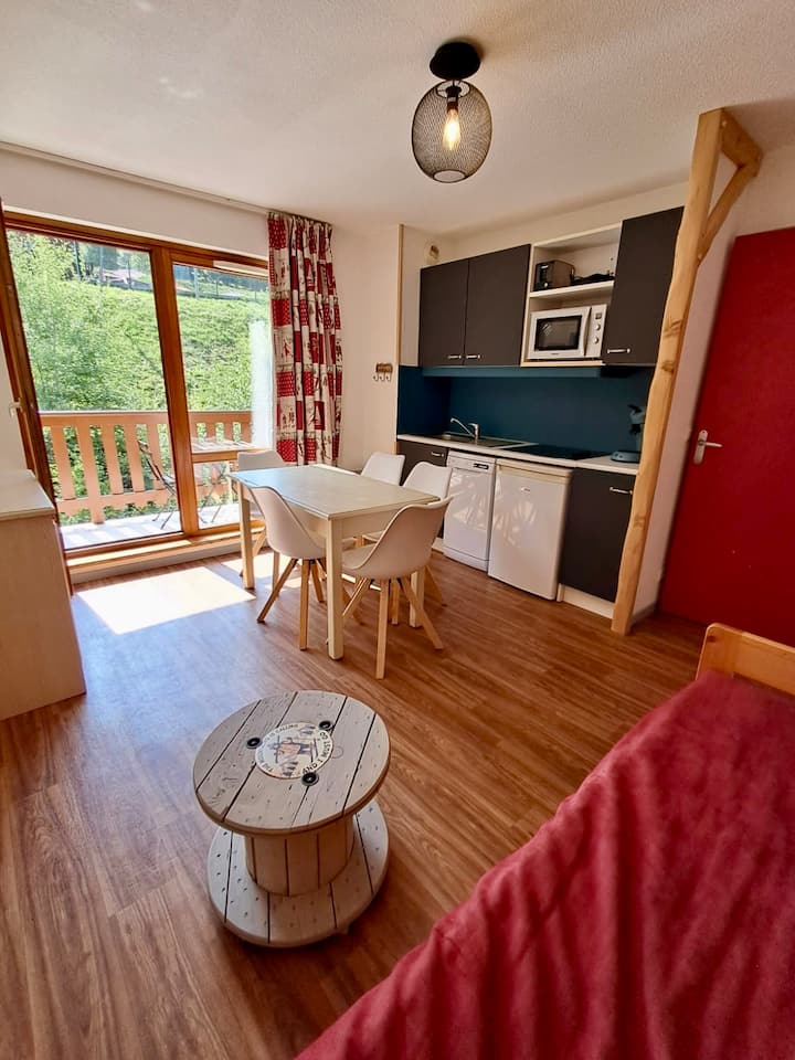 Au Pied Des Pistes, 4 Personnes Avec Balcon - Saint-François-Longchamp