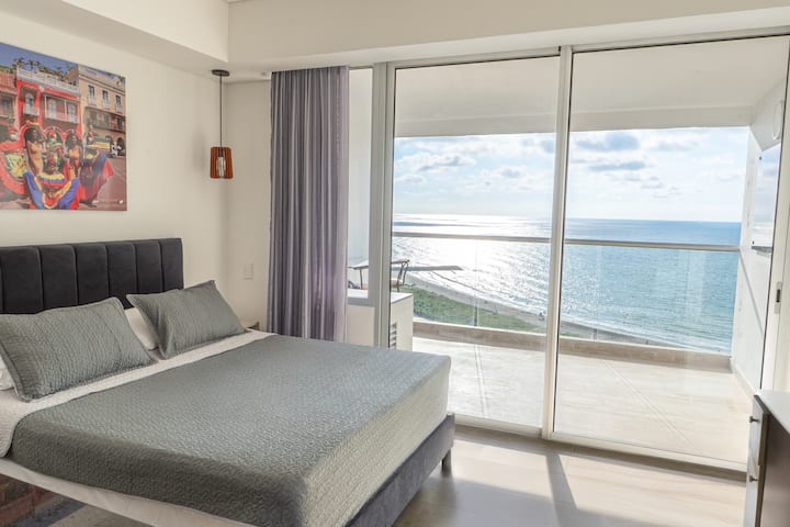 Loft Apartment With Sea View - Cartagena de Indias