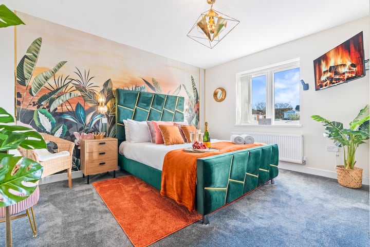 Boutique Home With Hot Tub & Ev Charger - Birmingham