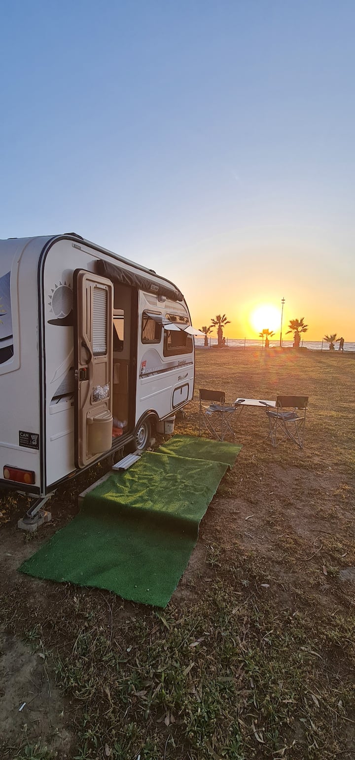 Güzelçamlı'da Denizesıfırkaravan - Davutlar