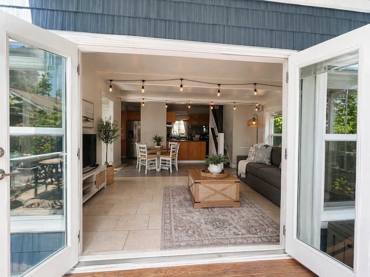Walk To Beach•panoramic Sunset Deck• Fire Pit Yard - Birch Bay, WA
