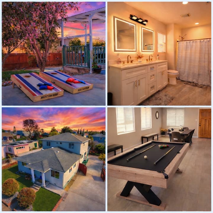 New Home! Spacious With Pool Table, Games & Yard. - San Diego, CA