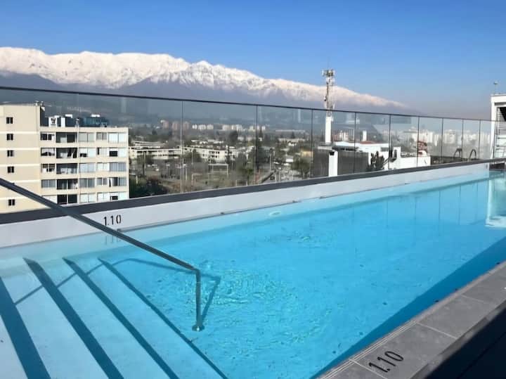 Nuevo Full Equipado Con Estac. / A Pasos Del Metro - Las Condes