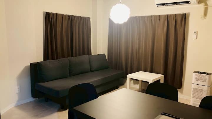 西鉄井尻駅徒歩4分/福岡の暮らしを体験/36㎡の1ldk/5名可/無料wi-fi完備/商店街すぐ！ - Fukuoka