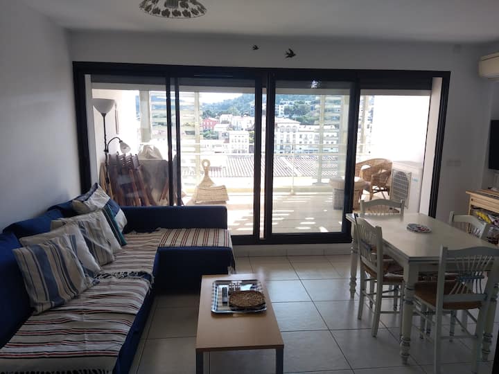 Quinquina  Port-vendres Appart 2 Chambres 4 Pers - Collioure