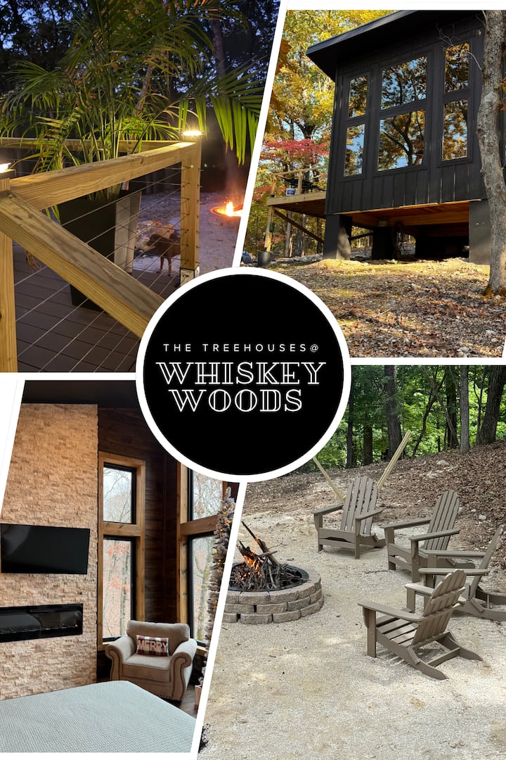 Treehouse 2 - Private Hot Tub - Firepit - Pets - Sunrise Beach, MO